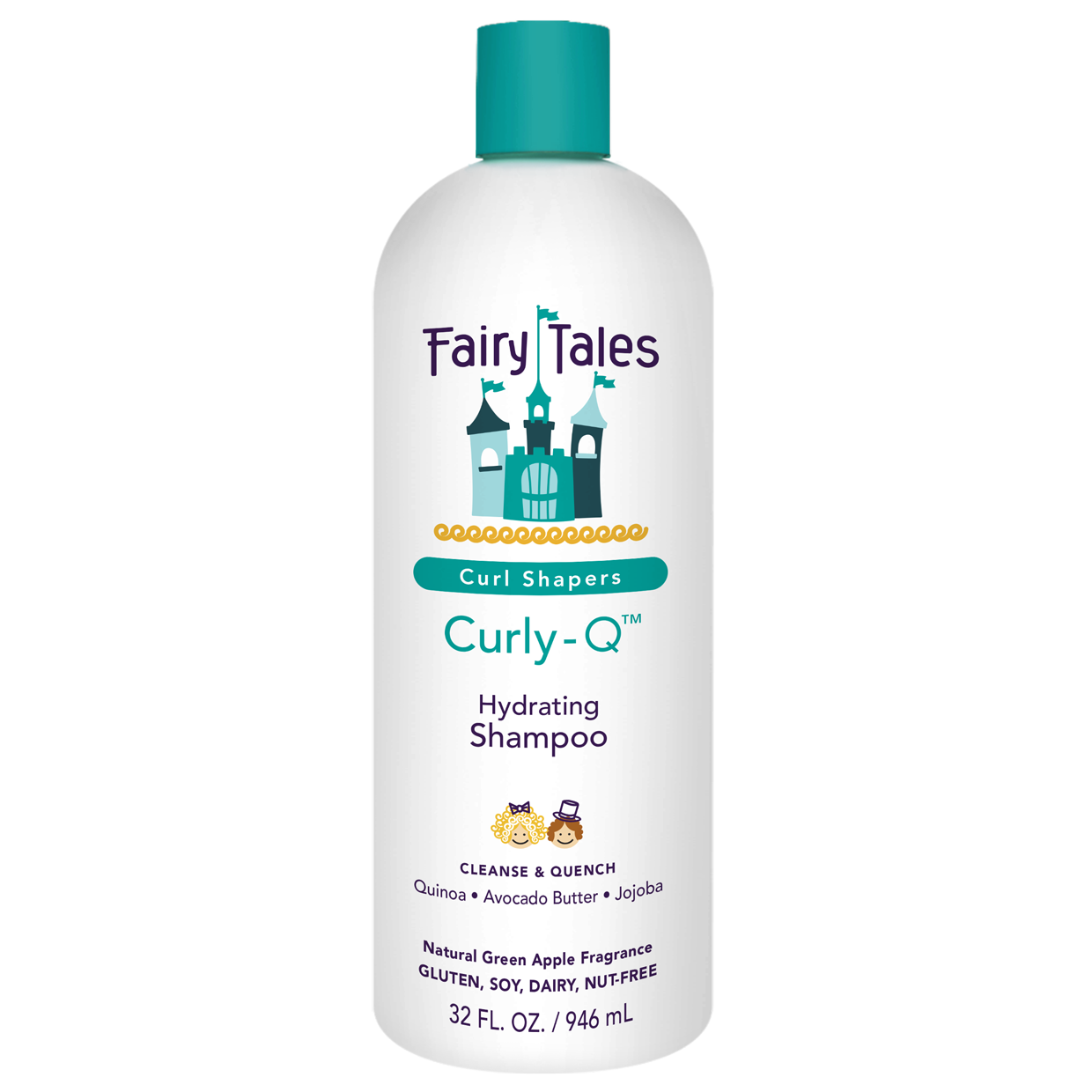 Curly-Q™ Kids Shampoo for Curly Hair - Fairy Tales Hair Care