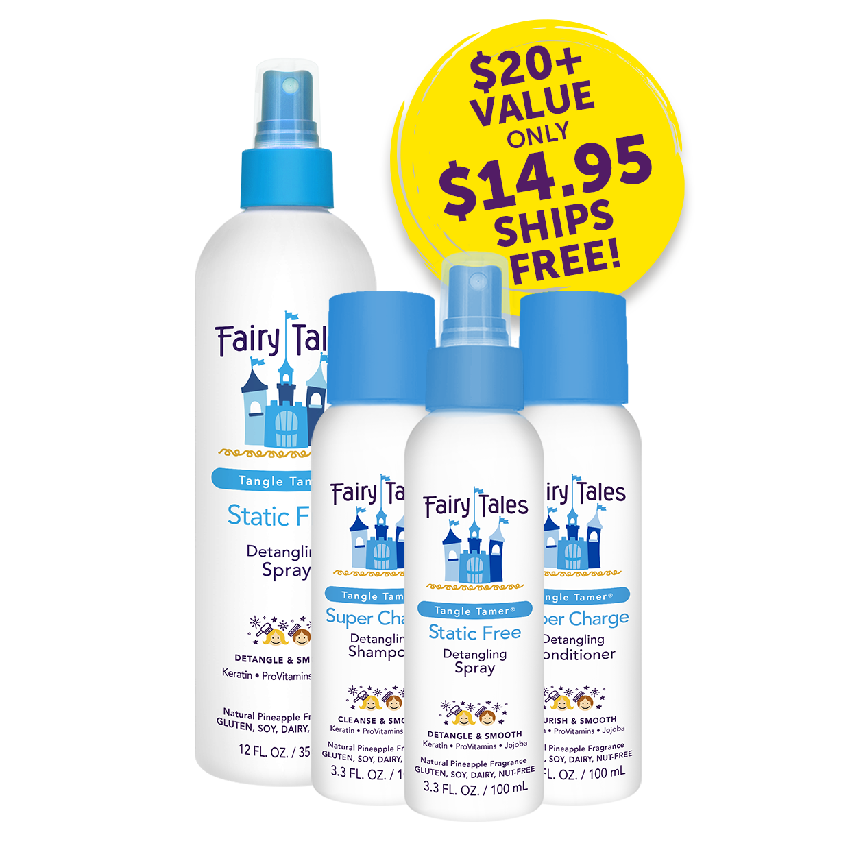 The Ultimate Tangle Tamer® Kit - Fairy Tales Hair Care