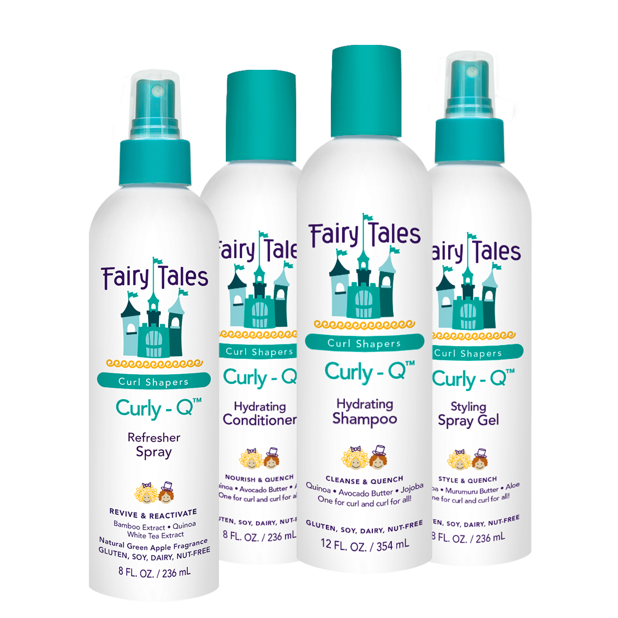 Curly-Q™ Quad - Fairy Tales Hair Care