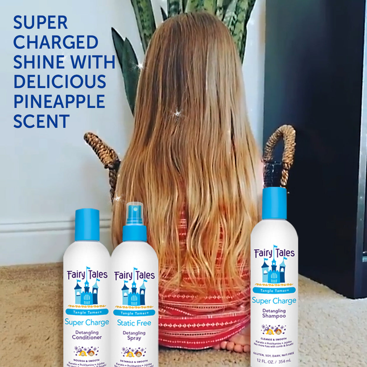 Tangle Tamer® Static Free Kids Detangling Spray - Fairy Tales Hair Care